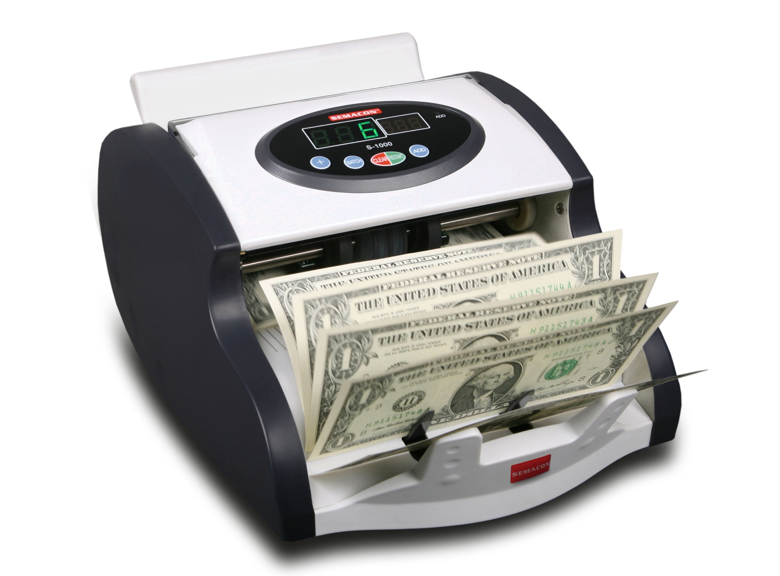 Semacon S-1000 Mini Series Currency Counter - A. Rifkin Co.